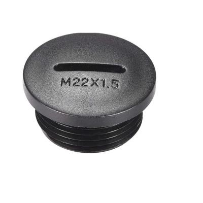 China Natural Nylon 6/6 Plastic Hole Plugs 3/8 In Clamp Band Cap Nylon Screw IP68 for sale