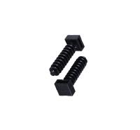 China Black Cable Tie Accessories 6mm PP / Nylon 66 Zip Tie Cable Holder for sale