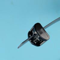 China Plastic Stainless Steel Alloy Flexible Cable Clamp 1/2 Inch Wire Bundle Clamps for sale