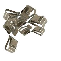 China OEM PV Solar Cable Clip Corrosion Resistant Stainless Steel Frame Wire Clips for sale