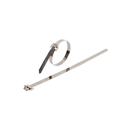 China L Type 304 316 Stainless Steel Cable Zip Ties Straps 10mm 12mm 15mm 19mm Width for sale