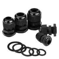 China PG9 Nylon Cable Gland Joint Waterproof IP68 For 4mm - 8mm Dia Cable Wire for sale