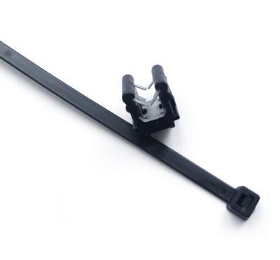 China PV Edge Solar Panel Cable Wire Organizer Metal Cable Clips 4.8mm Width for sale