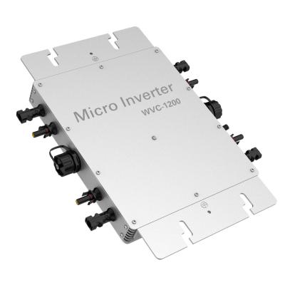 China 1400W Solar Micro Inverter Waterproof Solar Grid Tie Inverter DC To AC 220V for sale
