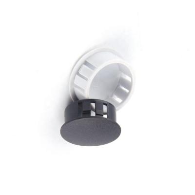 China PE Black Plastic Hole Plugs Pressure Caps 30mm SKT30 ROHS Certified for sale