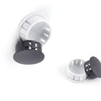 China 25mm SKT30 PE Plastic Locking Hole Plugs Black Color 200 pcs/bag for sale