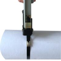 China Polyester Coated Stainless Steel Cable Tie 4.6mm Metal Exhaust Wrap Straps for sale