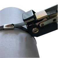 China Polyester Coated Stainless Steel Cable Tie 4.6mm Metal Exhaust Wrap Straps for sale