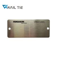 China OEM Etched Stainless Steel Logo Maker Metal SS Laser Engraved Plaque Name plate for sale
