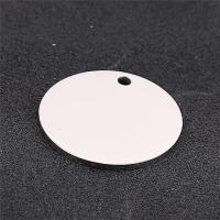 China Round SS316 Cable Marker Plate Corrosion Resistance Stainless Steel ID Tag for sale