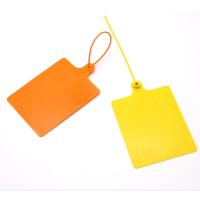 China 250mm Plastic Security Seal Tamper Proof Big Flag For Luggage Bag for sale