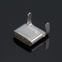 China Teeth Lock 316 Stainless Steel Banding Clips Width 5/8
