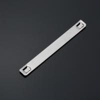 China 7mmx75mm Printable SS Cable Tag Plate Stainless Steel Metal Cable Tags Customized for sale