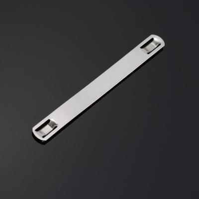 China 304 Stainless Steel Cable Tags Labels Releasable 9.5mmx89mm Customized for sale
