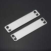 China 316 SS Cable Tag Plate Gravure Printing Laser Printing Metal Cable Labels Marker for sale