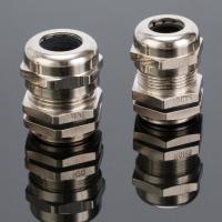 China Brass NPT 1/2 Cable Gland IP68 PG9 - PG63 M6 - M80 With Locking Nut for sale