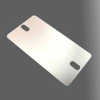 China Custom Stainless Steel Brass Aluminum Name Plate Metal Silver Color for sale