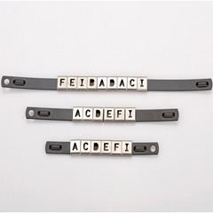 China Metallic Luster SS Cable Tag Plate Printing Emboss Cable Marker Stainless Steel 316 for sale