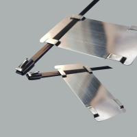 China 316 Stainless Steel Cable Marker Plate 10mmx89mm Gravure Printing Laser Printing for sale