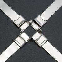 China SS304 Wing Seal Clips Banding Metal Clasp Buckle 1/4 Inch width for sale