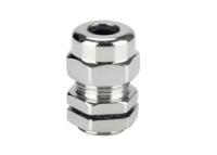 China ROHS CE PG13.5 304 Stainless Steel Cable Gland With Strain Relief Cord Connector for sale