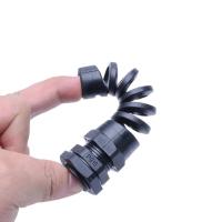 China Nylon Spiral Flex Protecting Electrical Cable Gland Strain Relief M12 M20 M25 for sale