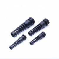 China Nylon Spiral Flex Protecting Electrical Cable Gland Strain Relief M12 M20 M25 for sale