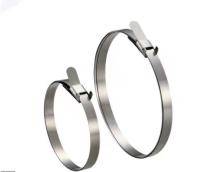 China Large Universal Drive Shaft CV Joint Boot Clamp Adjustable Stainless Steel for sale