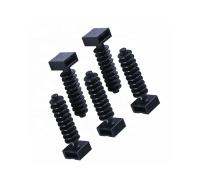 China Black Cable Tie Accessories Masonry Screw Mounts Premium Fixing Plug Nylon 66 for sale
