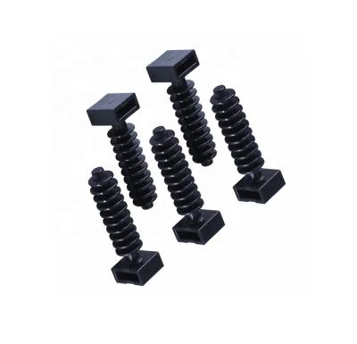 China Black Cable Tie Accessories 6mm PP / Nylon 66 Zip Tie Cable Holder for sale