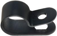 China Plastic R Type Cable Clip Clamp ROHS Approved For 13.2mm Plastic Cable Clips for sale