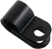 China 1/2 Inch Cable Tie Accessories Nylon Wire Fixed Plastic Clamp Clip 1.2mm Thincness for sale