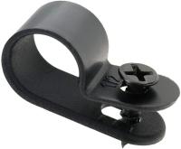China 1/2 Inch Cable Tie Accessories Nylon Wire Fixed Plastic Clamp Clip 1.2mm Thincness for sale
