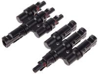 China Waterproof Solar Panel Connectors Silver Tinned Copper Cable Solar PV Connector Ip67 for sale