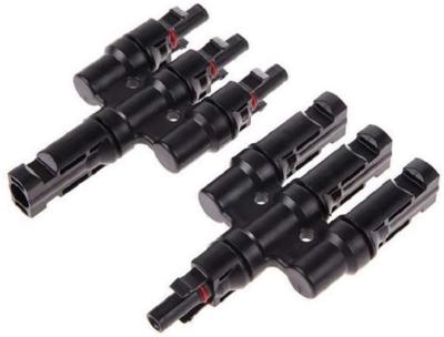 China Waterproof Solar Panel Connectors Silver Tinned Copper Cable Solar PV Connector Ip67 for sale