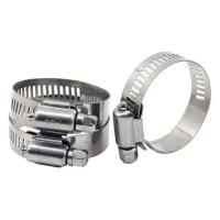 China Adjustable Stainless Steel Worm Drive Hose Clamp Reinforced Strength for sale
