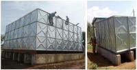 China SHUANG YI 5000 Litre Stainless Steel Roof Installation Water Tank Food Grade for sale