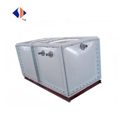 China Food Grade FRP 800 Gallon Flexible Square Water Tank for High Temperature 70 Degrees for sale