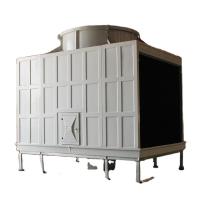 China 150T FRP Industrial Square Cross Flow Water Cooling Tower Chiller 60°C for sale