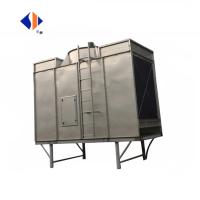 China FRP Cross Flow Water Cooling Tower 2x3400mm Fan Diameter for Air Conditioning System for sale