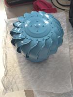 China Industrial Synthetic Plastics Turbine Roof Fan 6-10 Inch 800-6000 m³/h Air Exchange for sale