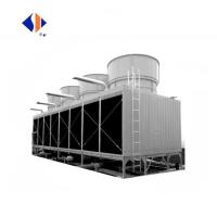 China 400-1000 Ton FRP Square Cross Flow Industrial Automation Cooling Tower for Printing Shops for sale