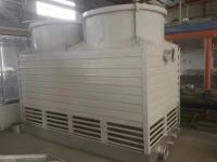 China Square Shape Transverse Flow Metal Cooling Tower with Copper Tube 30% Energy Saving for sale