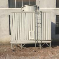 China Square Shape Transverse Flow Metal Cooling Tower with Copper Tube 30% Energy Saving for sale