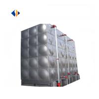China Pressed Steel Sectional Tank Stainless Steel Welded Water Storage 1-50m3 for sale