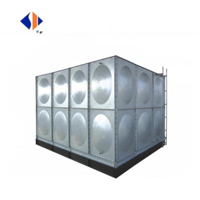 China Energy Mining Welded SUS304 Stainless Steel Water Tank 500 Tons Large Capacity for sale