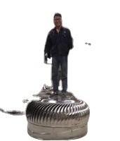 China Stainless Steel 304 Turbine Roof Ventilator 10x15x18cm Farm Unpowered Whirlybird for sale