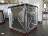 China Hot Dipped Galvanized Iron Pressed Steel Water Tank 1000x1000x1000mm for Water Storage for sale