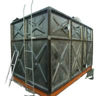 China Hot Dipped Galvanized Iron Pressed Steel Water Tank 1000x1000x1000mm for Water Storage for sale