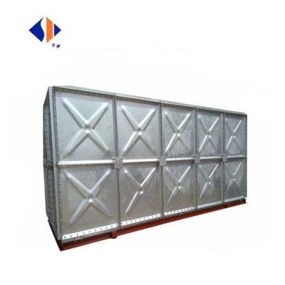 China Hot Dipped Galvanized Steel Water Tank 7500L/H Rain Water Storage Collapsible Tank for sale